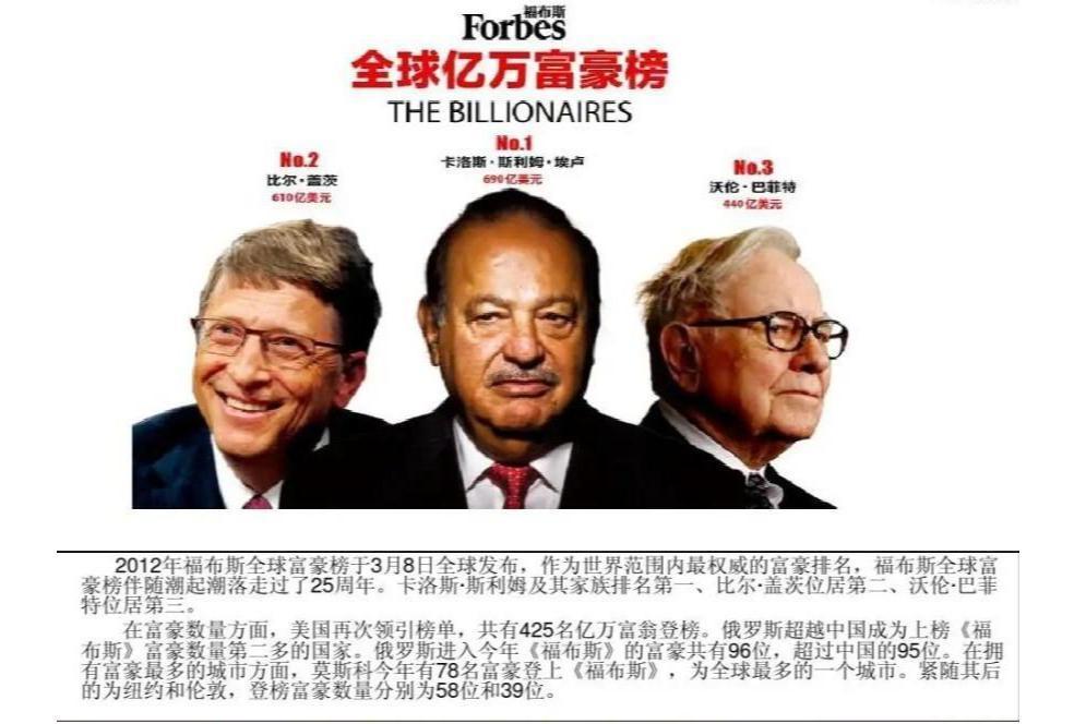 全球富豪榜 搜狗百科