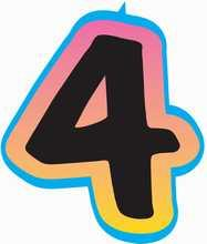 卡通数字艺术数字 数字1到10卡通图画 图片