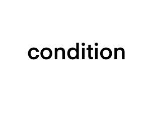 condition - 搜狗百科