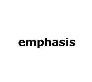emphasis - 搜狗百科