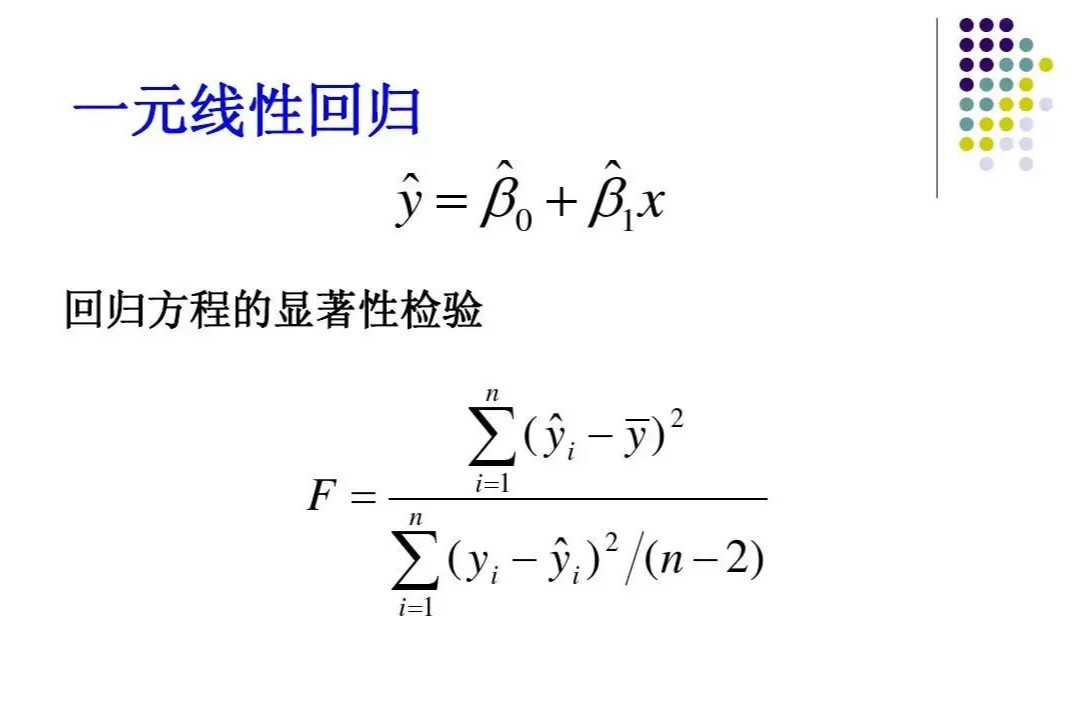 一元线性回归方程 数学方程式 搜狗百科